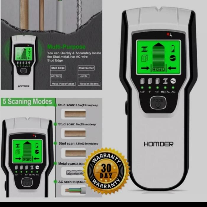 Jual Metal | Stud Finder Homder Metal Detector 5 Scanning Modes ...