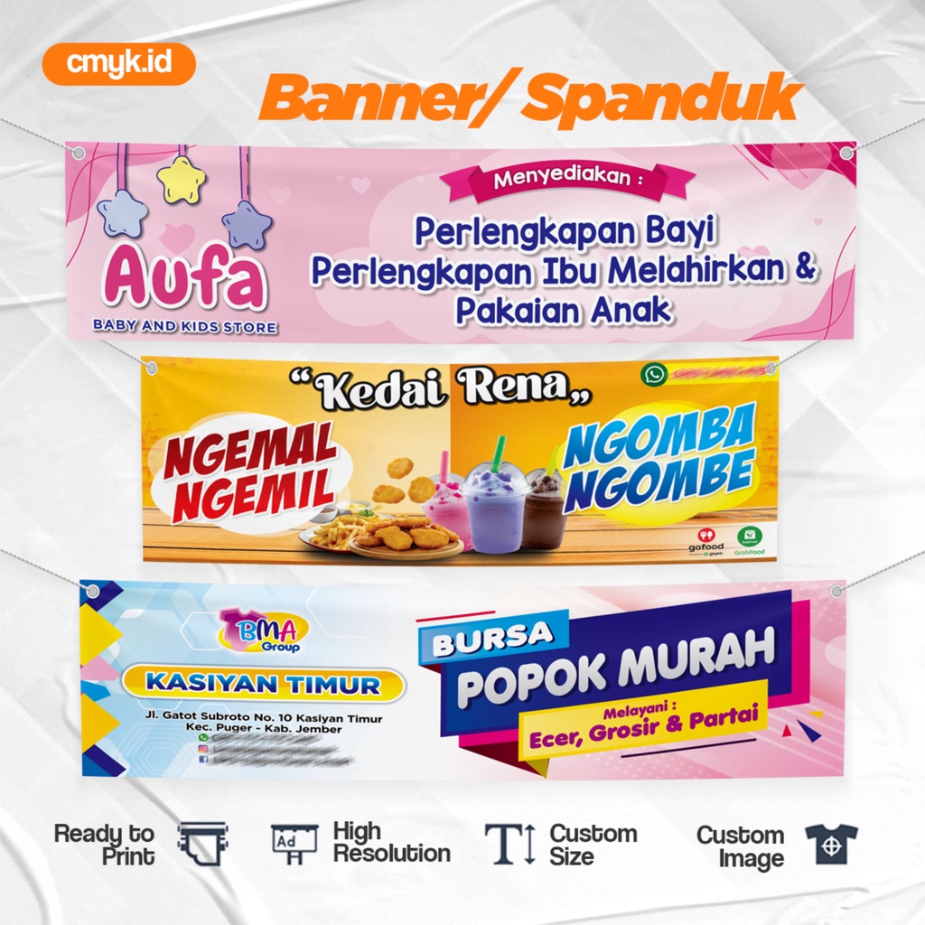 Jual Jasa Graphic Design Desain Grafis Spanduk Banner toko Xbanner Roll ...