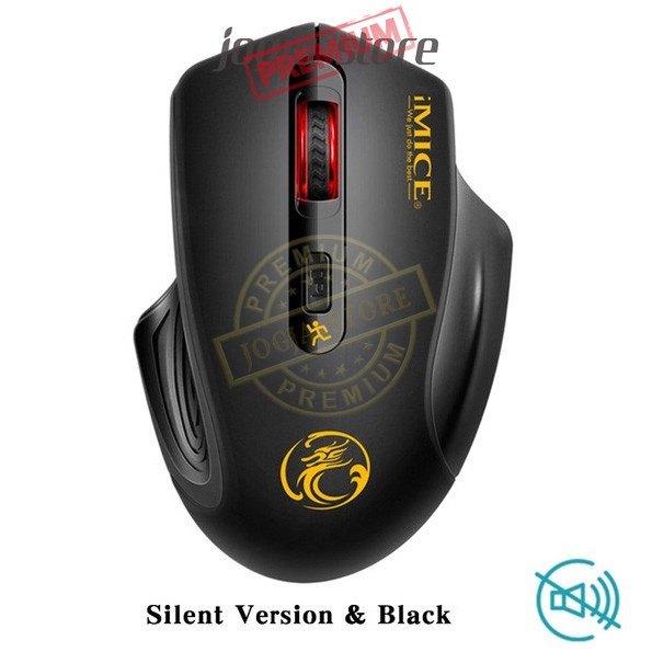 Jual iMice Ergonomic Wireless Gaming Mouse 2000 DPI Nomal & Silent ...