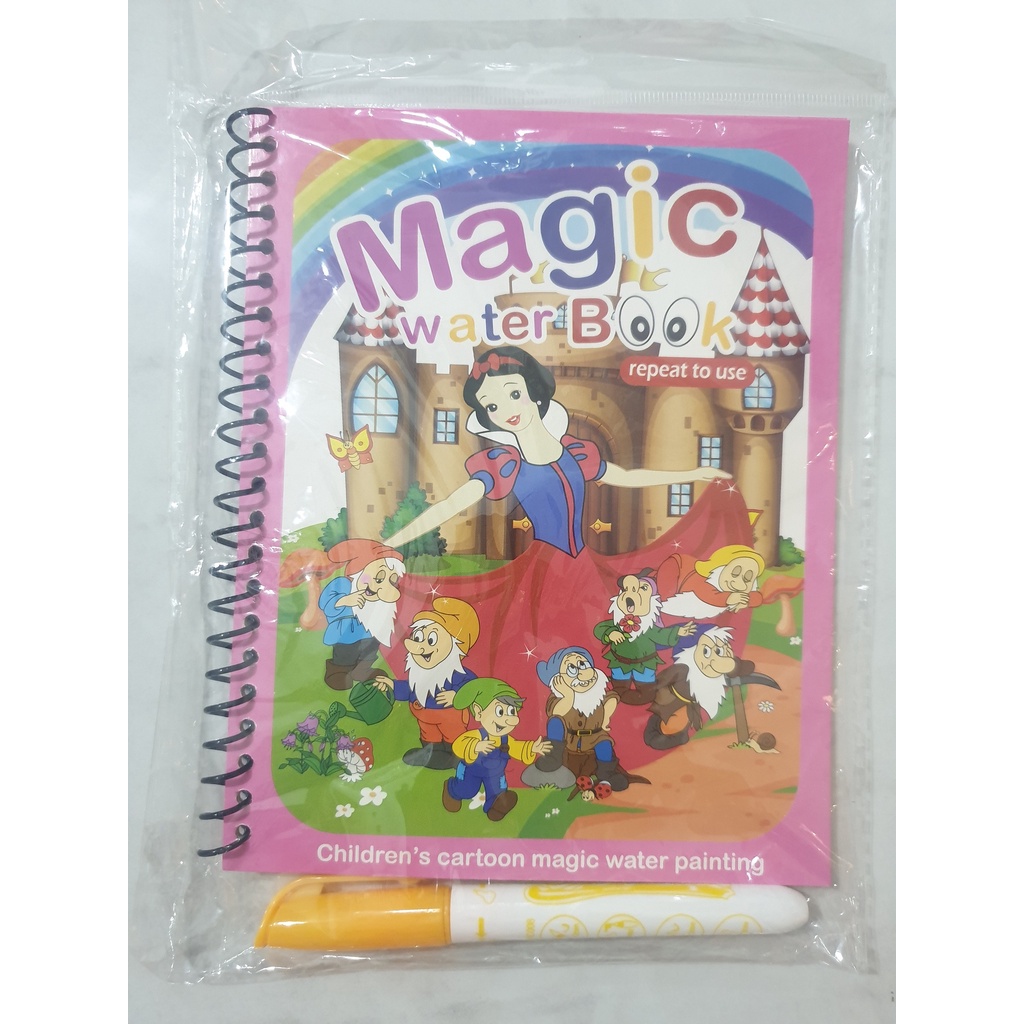 Jual Buku Mewarnai Magic Water Book Mainan Edukasi Doodle Book Painting ...