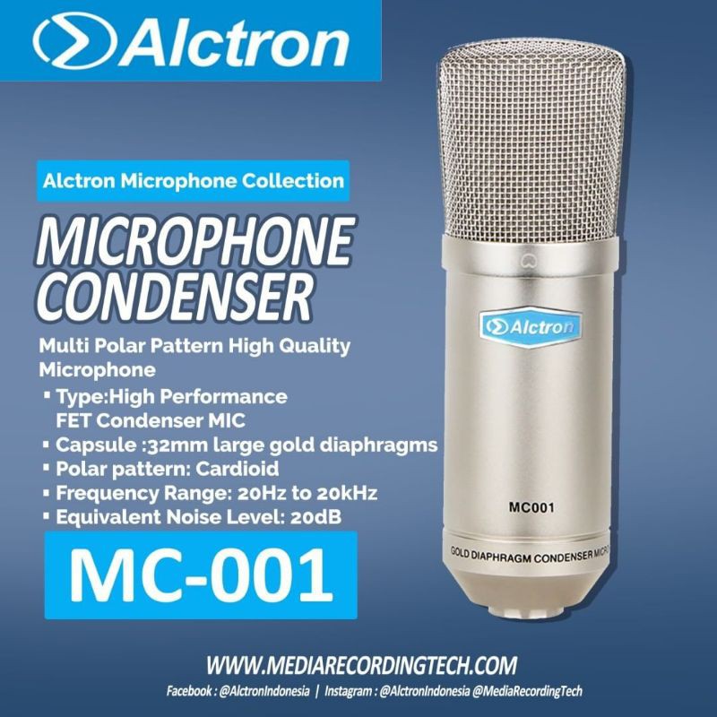Jual Mic condensor Alctron MC 001 Original low budget | Shopee Indonesia