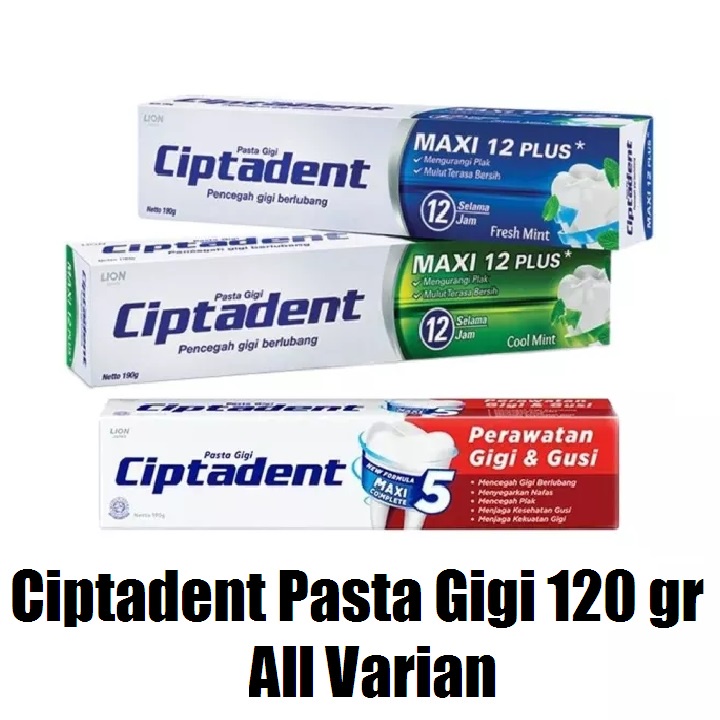 Jual Ciptadent 120 gr All Varian - Pasta Gigi #MDR | Shopee Indonesia
