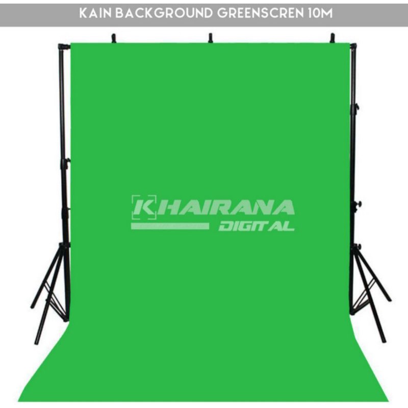 Jual Kain Background Backdrop Latar Layar Studio Foto 10meter - hijau ...