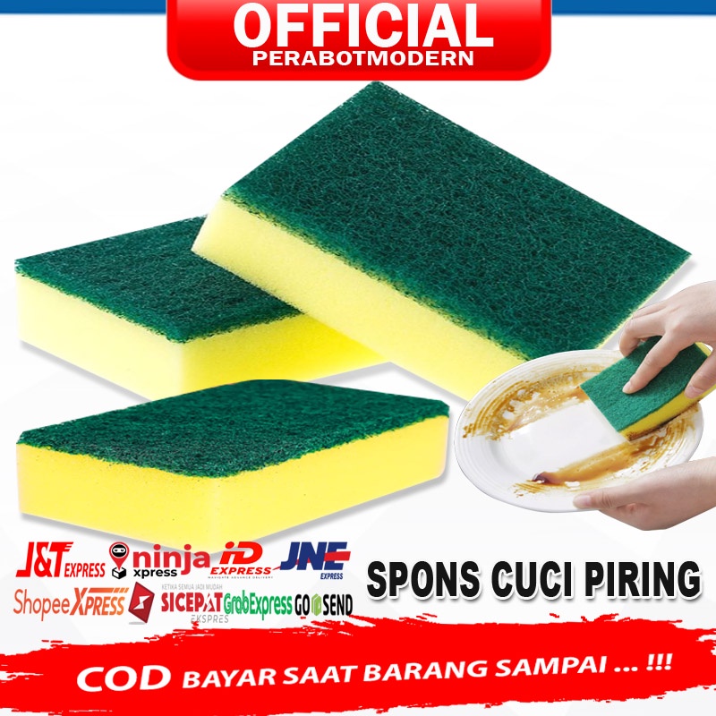 Jual SPONS CUCI PIRING MURAH BERKUALITAS | SPON SPONGE SABUT BUSA CUCI ...