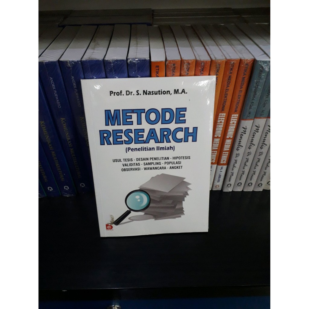 Jual Metode Research Penelitian Ilmiah - Prof. Dr. S. Nasution | Shopee ...