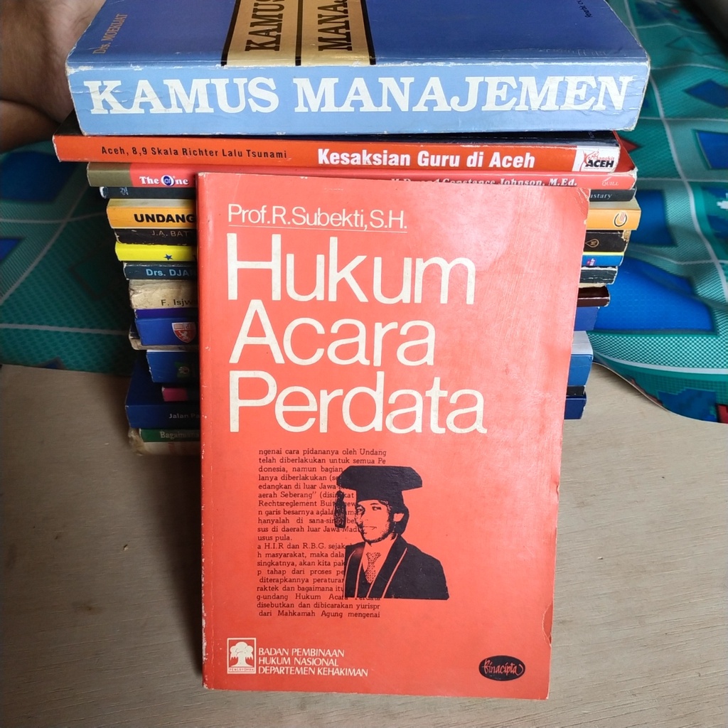 Jual Buku Original Hukum Acara Perdata - Prof R Subekti SH | Shopee ...