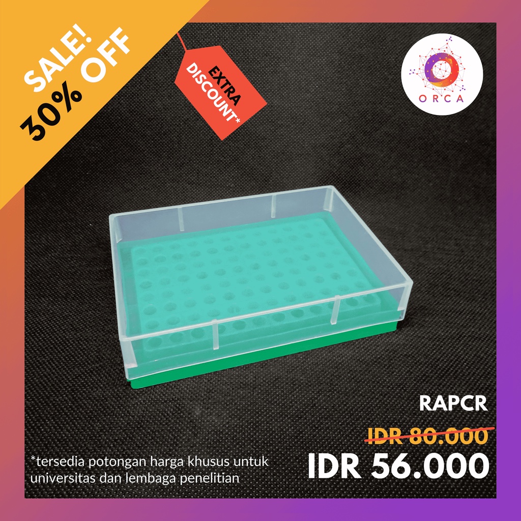 Jual Rak Tabung PCR Strip 100 uL 200 uL 0,1 mL 0,2 mL 96 Well Sampel | Shopee Indonesia