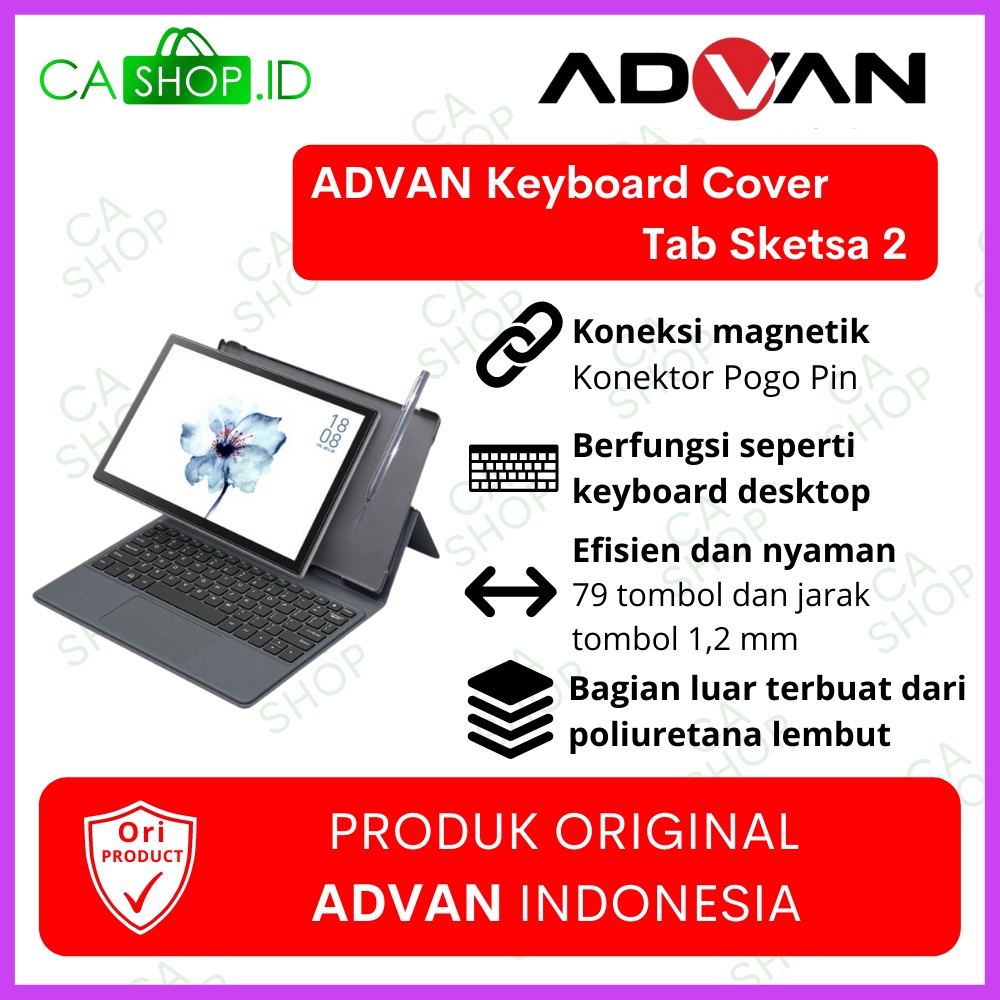 Jual Advan Sketsa 1 / Sketsa 2 - Keyboard Cover / Flip Case / Stylus ...