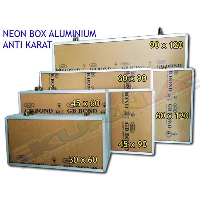 Jual NEON BOX 60X120 ALUMINIUM CVGFFD6546 | Shopee Indonesia