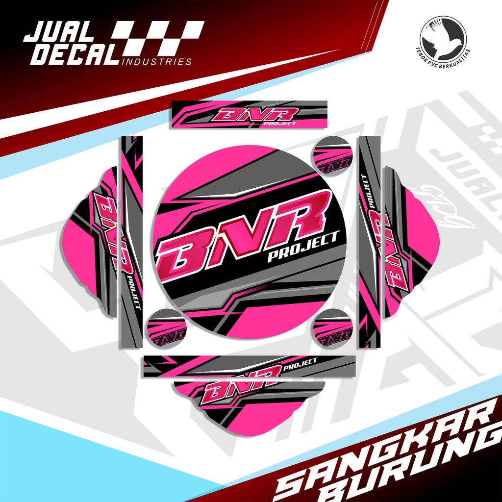 Jual Stiker Sangkar Burung Lovebird BNR PROJECT Decal Tebok Love Bird ...