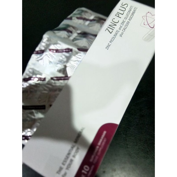 Jual zinc plus per strip isi 10 kapsul | Shopee Indonesia