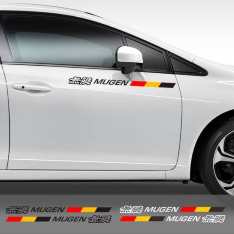 Jual STIKER MOBIL STICKER CUTTING MUGEN POWER BUAT KACA MOBIL DEPAN ...