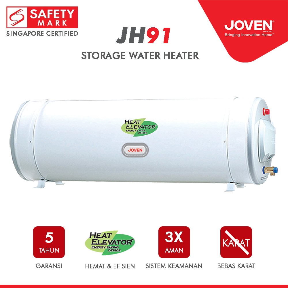 Jual JOVEN STORAGE ELECTRIC WATER HEATER JH91 | Shopee Indonesia