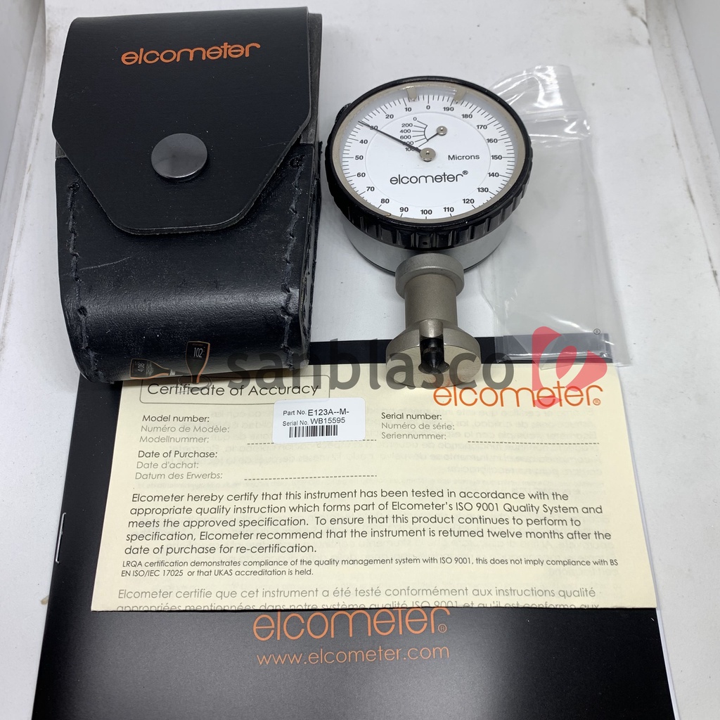 Jual Elcometer 123 Surface Profile Gauge Metric P/N E123A--M | Shopee ...