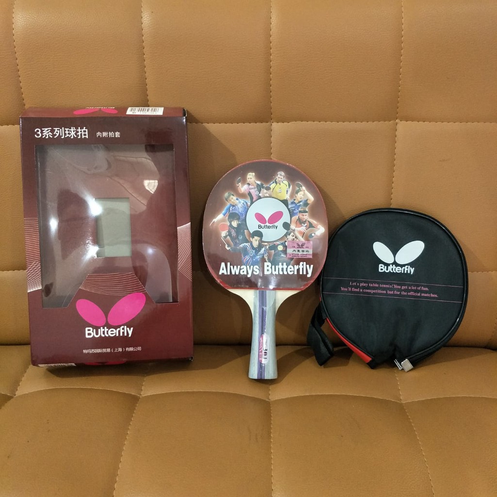 Jual Bet Pingpong Bat Tenis Meja Bat Pingpong Butterfly TBC 301 | Shopee Indonesia