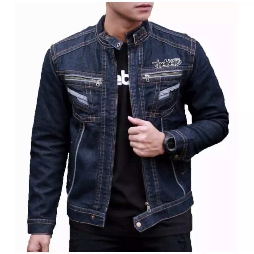 Jual [COD]Jaket Jeans Musim Semi|Jaket Jeans Berbahan Denim|Jaket Jeans ...
