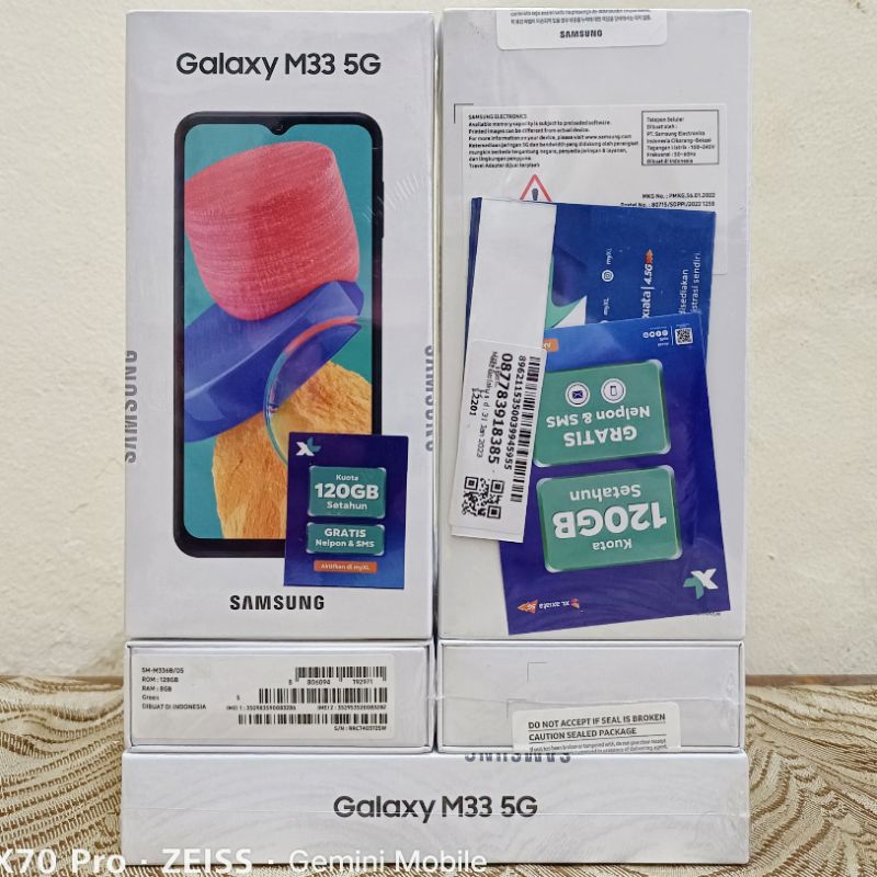 Jual SAMSUNG GALAXY M33 5G 8/128 GB GARANSI RESMI SEIN NO REPACK SEGEL ASLI FRESH BNIB BARU (RAM ...