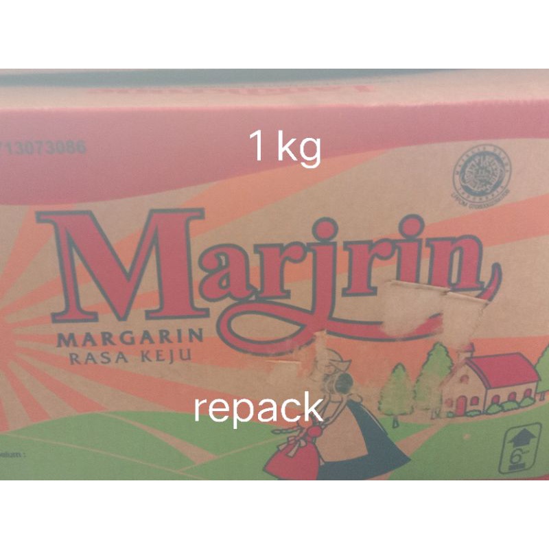 Jual margarine marjrin rasa keju 1 kg repack/potongan | Shopee Indonesia