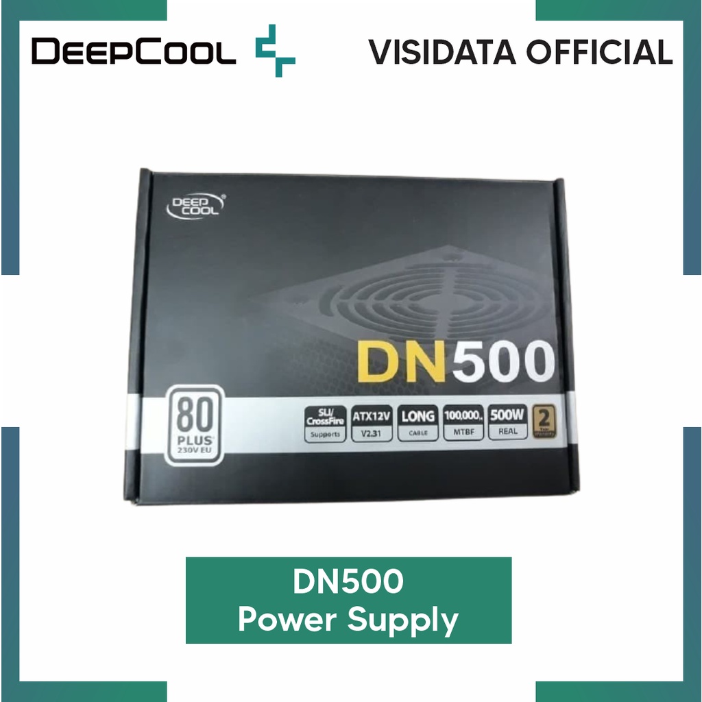 Jual DEEPCOOL DN500 - 500W 80+ PLUS CERTIFIED POWER SUPPLY | Shopee ...
