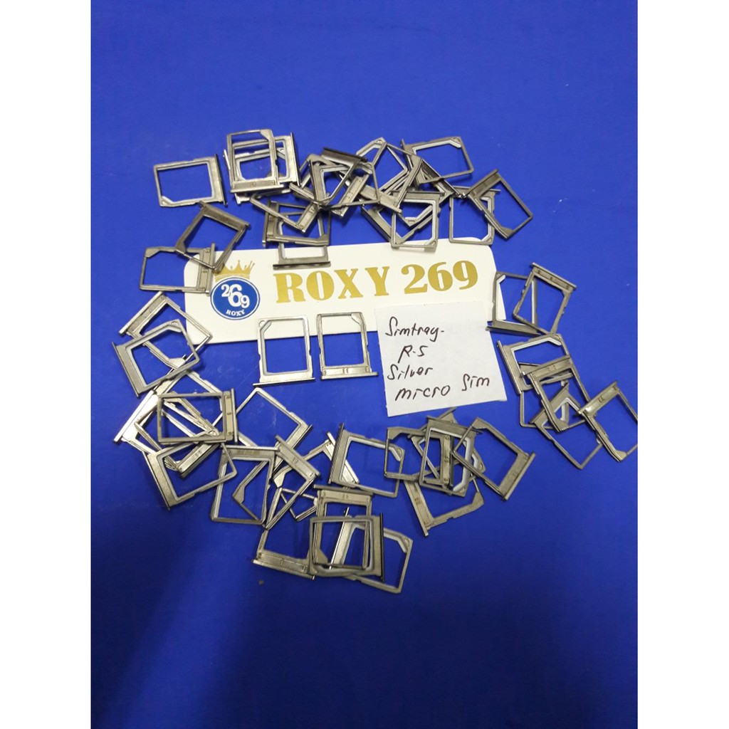 Jual Simtray Sim Tray OPPO R5 SILVER ( MICRO SIM ) SLOT SIM CARD KARTU ...