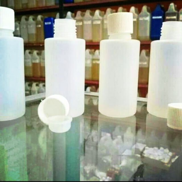 Jual Botol plastik 100 ml putih bening/ natural putar drat abduner ...