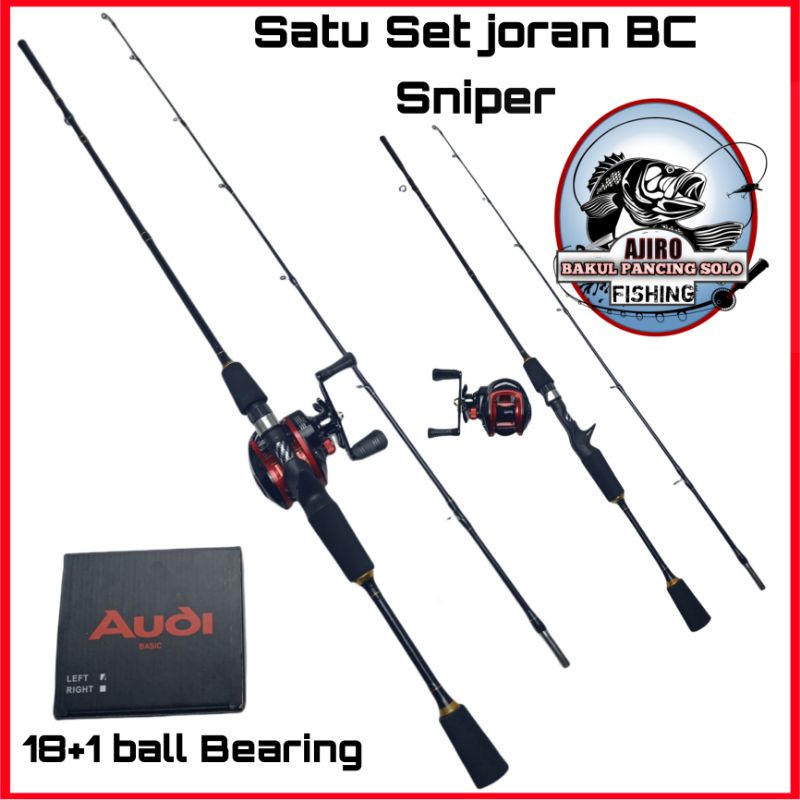 Jual satu set Bc casting drag 10 kg joran150 165 180 198 210 cm premium ...