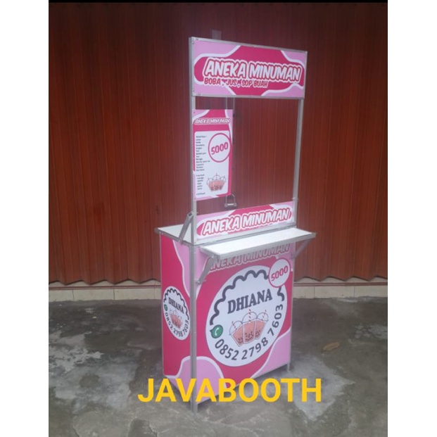 Jual Booth Portable / Gerobak Lipat / Pakai Meja Display (Alumunium ...