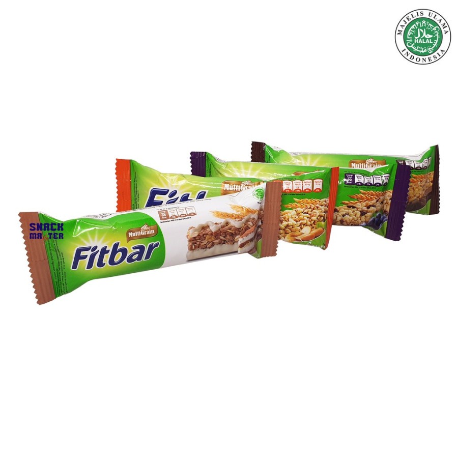 Jual FITBAR Multigrain Cereal Bar 20g - FIT BAR Sereal Bar | Shopee ...