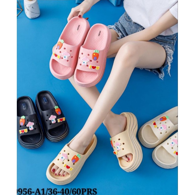 Jual SANDAL FUJI TEBAL 6cm | Shopee Indonesia