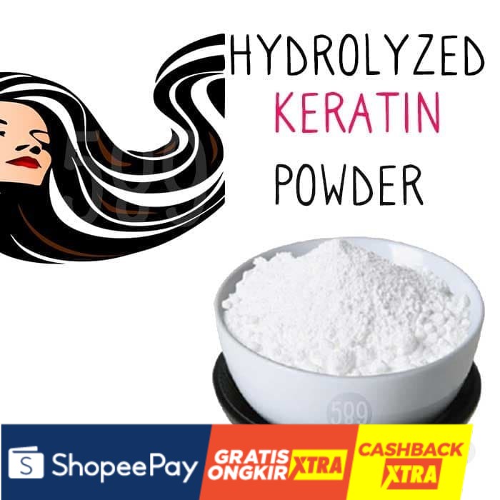 Jual Hydrolyzed Keratin Powder / Keratin Bubuk 10gr | Shopee Indonesia