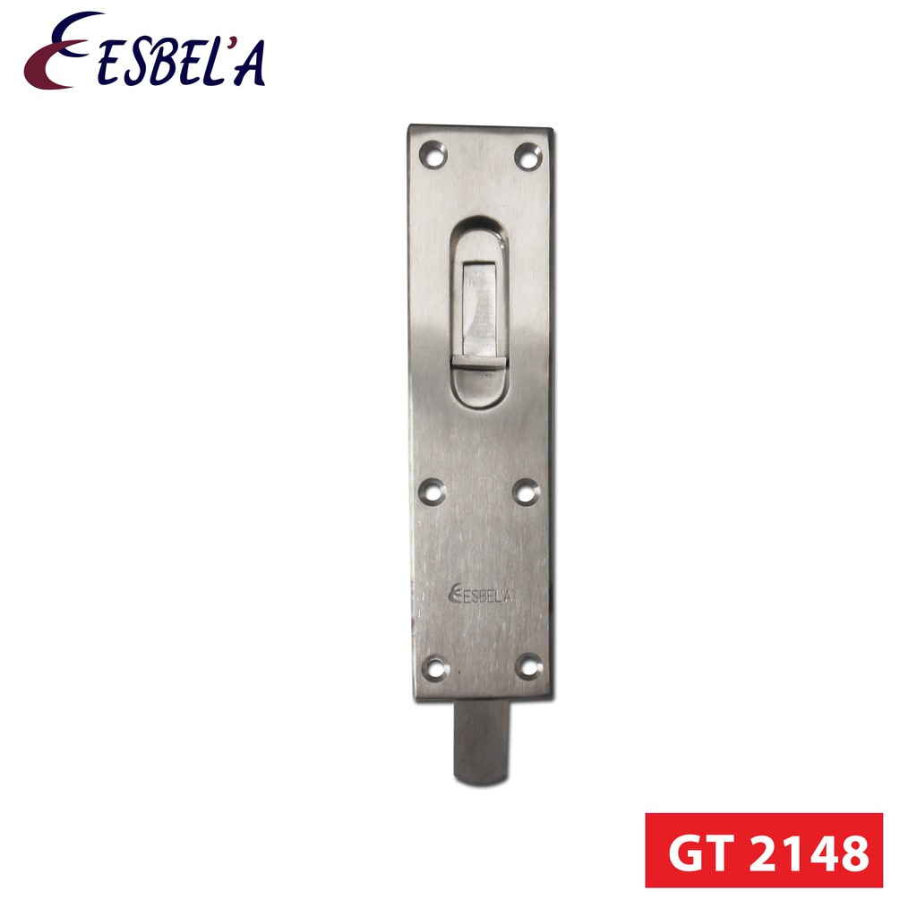 Jual ESBELA Grendel Tanam/Flush Bolt Sus 6" Sn (GT 2148) | Shopee Indonesia