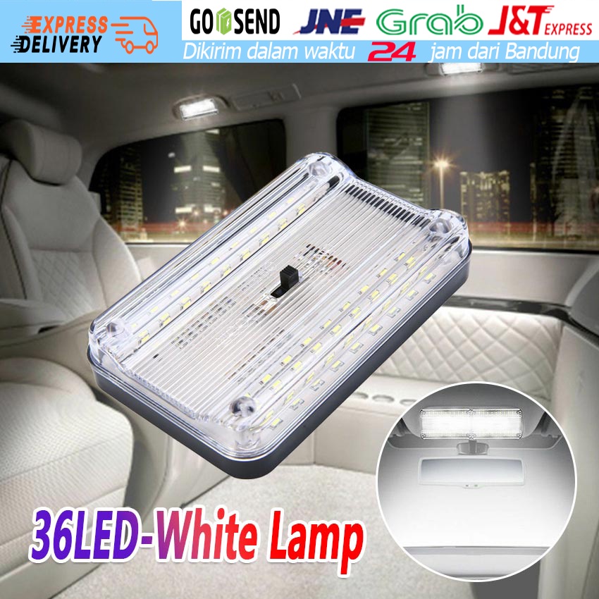 Jual 36LED Lampu Plafon Interior Mobil Universal Bahan Plastik ABS ...