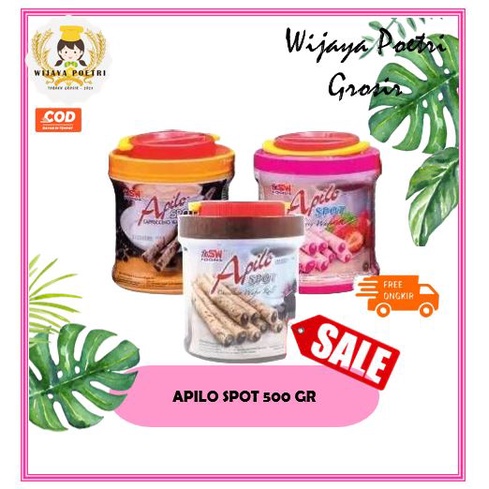 Jual APILO SPOT WAFER STICK 500 GR KALENG MURAH/KUE LEBARAN | Shopee ...