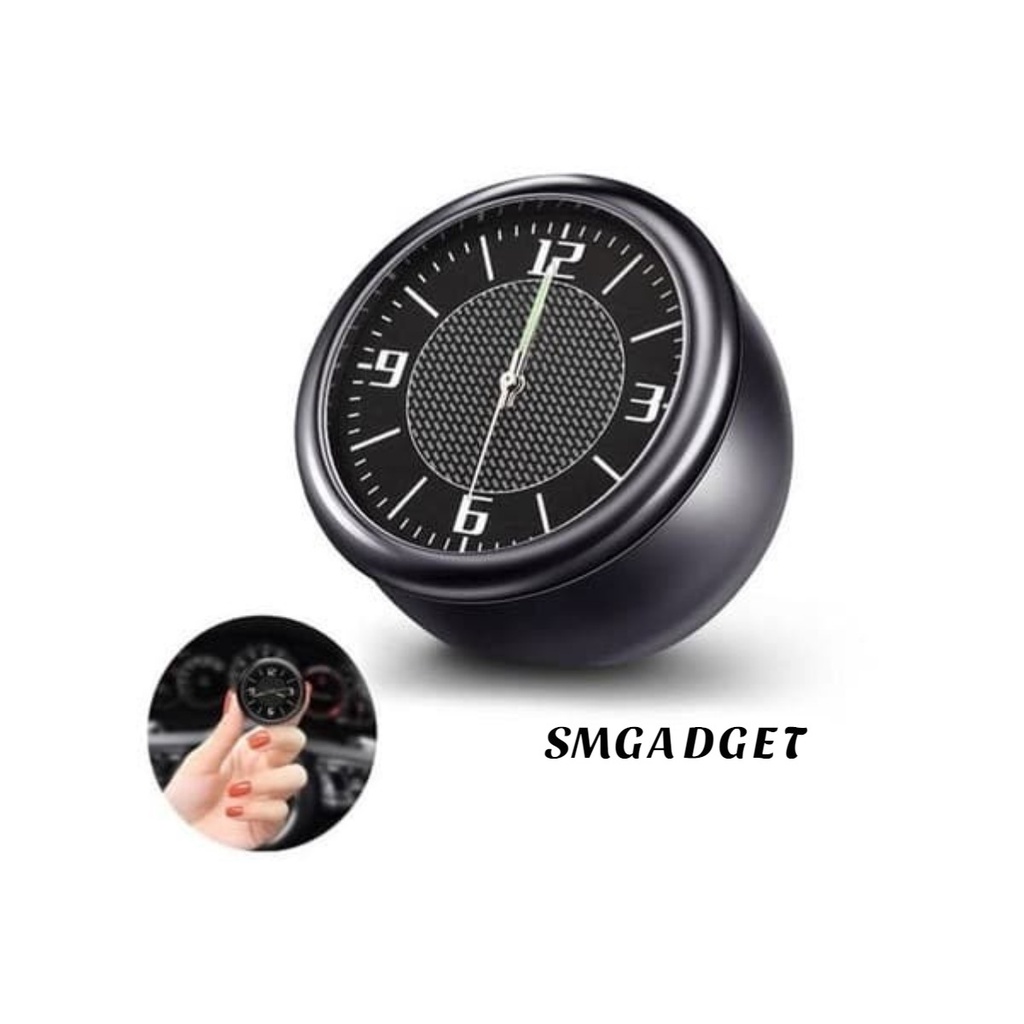 Jual Jam Analog Interior Mobil Quartz Car Dashboard Classic Clock ...