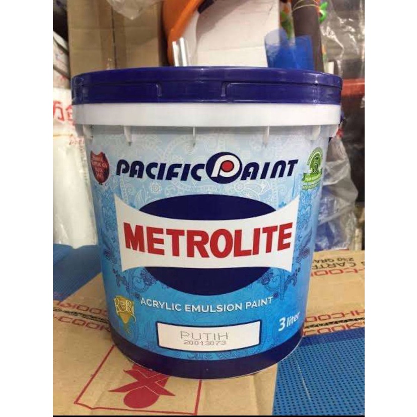 Jual Cat Tembok Metrolite 3Ltr 3 Ltr 3 Liter 5kg 5 kg Putih | Shopee ...