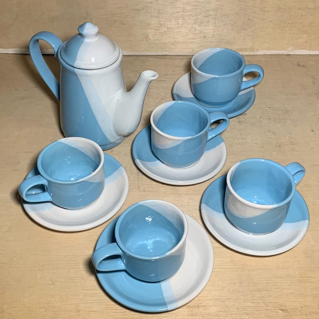 Jual Cangkir Lepek Eskan Set Nikura | Shopee Indonesia