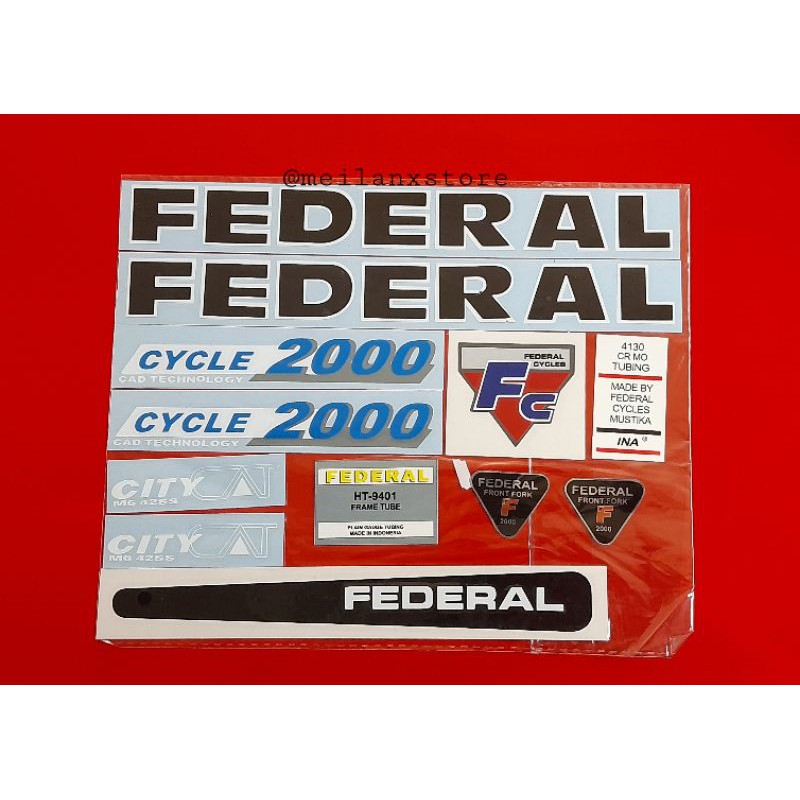 Jual Stiker Sepeda federal City cat Mg 42 ss | Shopee Indonesia