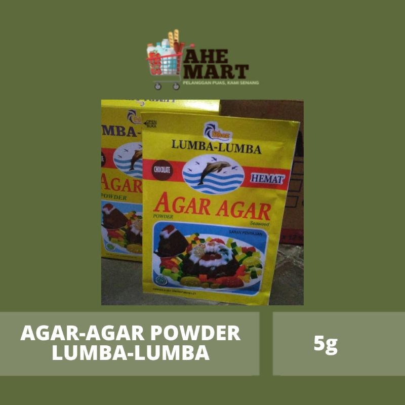 Jual AGAR-AGAR POWDER MERK LUMBA-LUMBA 5g | Shopee Indonesia