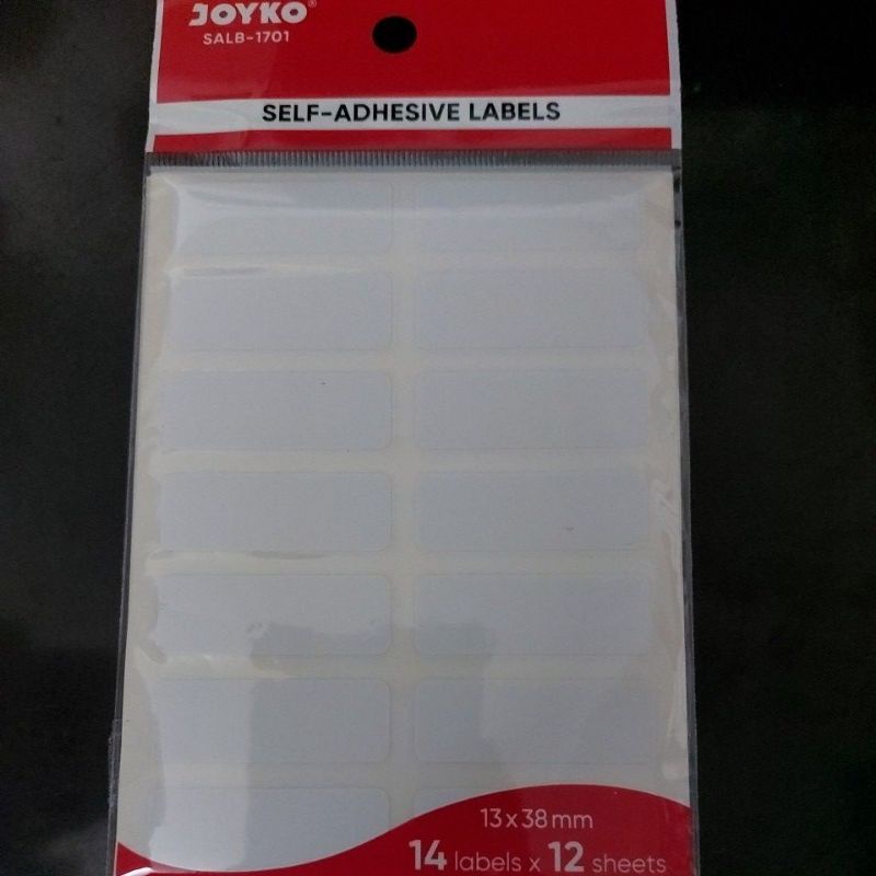 Jual Self Adhesive Labels Joyko SALB-1701 - 1715 | Shopee Indonesia