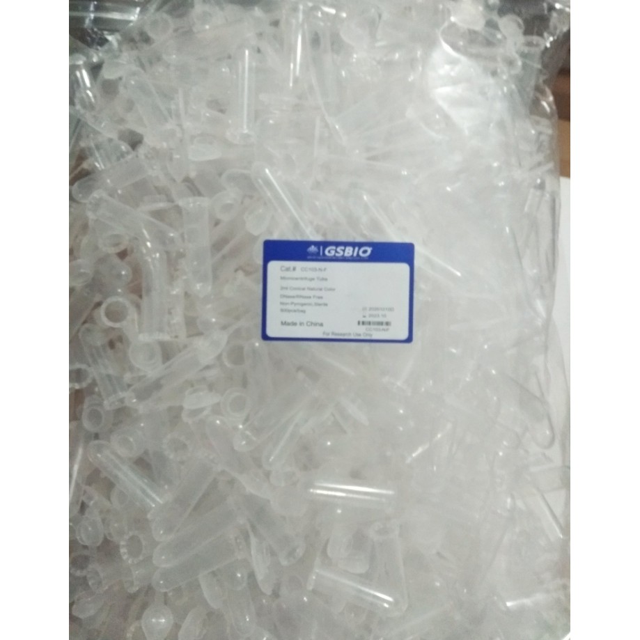 Jual Microtube 1.5 ml Sterile Microcentrifuge Tube | Shopee Indonesia