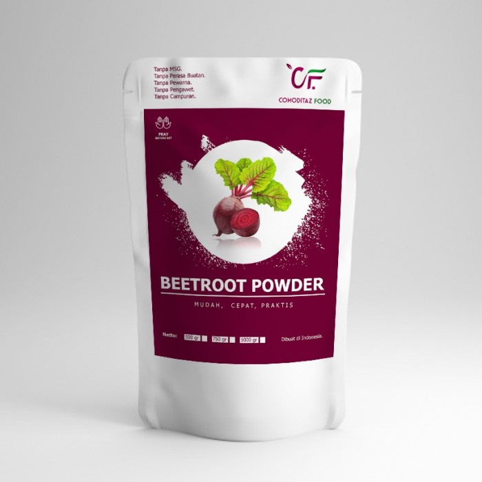 Jual Bubuk buah Bit/ Beetroot powder bahan minuman bahan makanan 100 gr ...