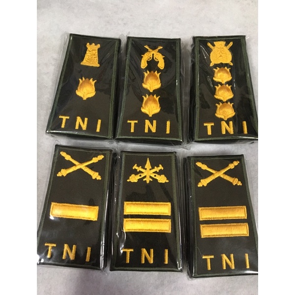 Jual Pangkat PDH TNI AD Pama pamen / bordiran komputer | Shopee Indonesia