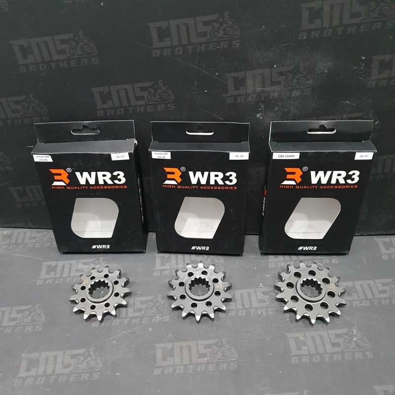 Jual Gear Gir Depan Motor WR3 520 Honda CBR 250RR | Shopee Indonesia