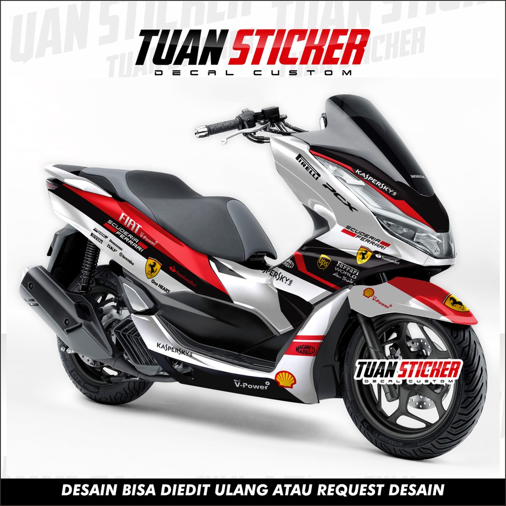 Jual Sticker decal PCX 160 , Striping PCX full body 160 , Sticker PCX ...