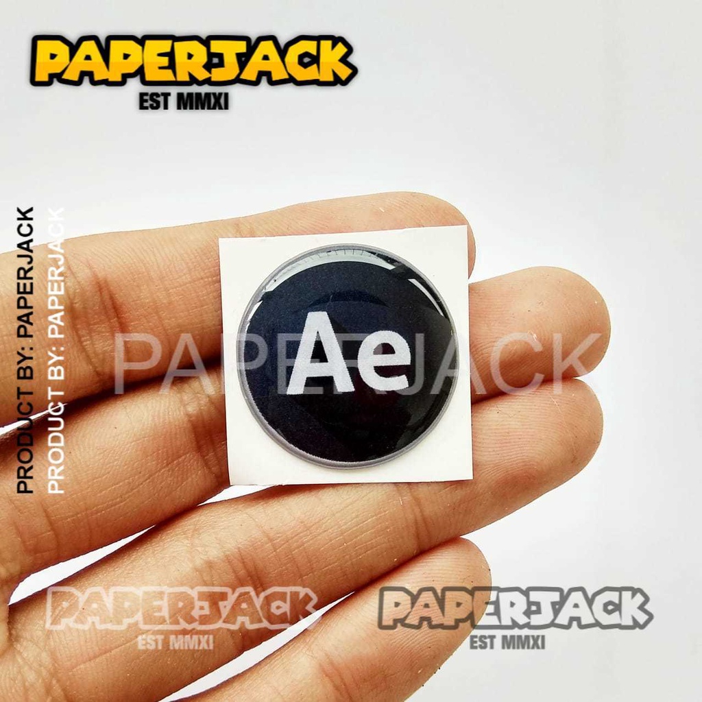 Jual ADOBE AFTER EFFECT Emblem Stiker Resin Aksesoris Casing PC dan ...