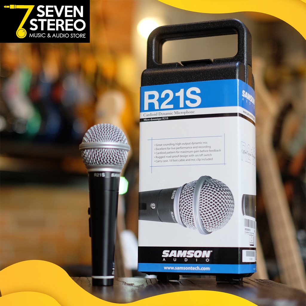 Jual Samson R21S Cardioid Dynamic Microphone | Shopee Indonesia