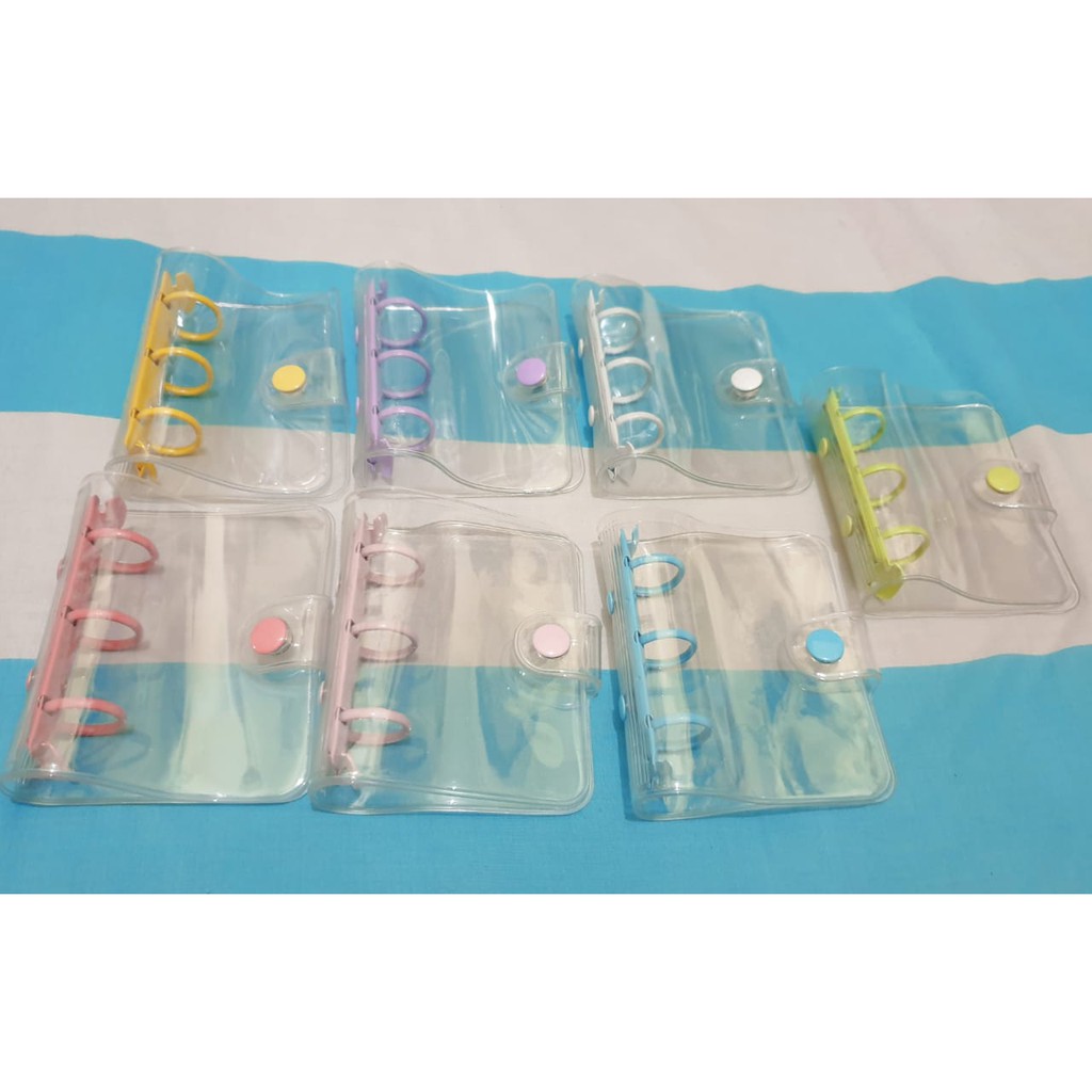 Jual Buku Binder Mini Bahan PVC Transparan 3 Ring | Shopee Indonesia