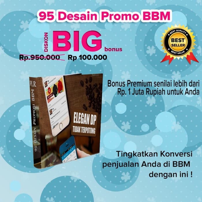 Jual 95 Desain Promo BBM + Video Panduan Edit Photoshop | Shopee Indonesia