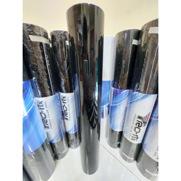 Jual skotlet profix hitam glossy harga 1 roll L 45 cm x P 15 meter ...