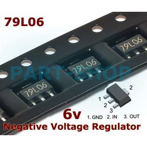 Jual IC 79L06 SMD 7906 0.1A -6V Negative Voltage Regulator SOT89 ...